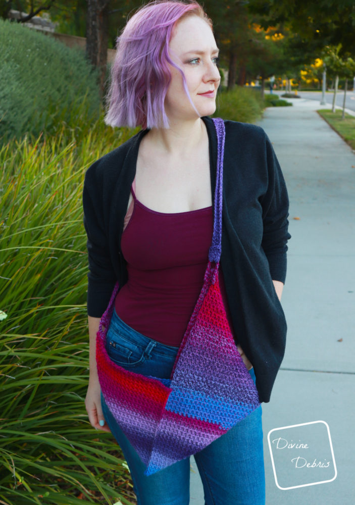 Azuma Bukuro Bag free crochet pattern by DivineDebris.com