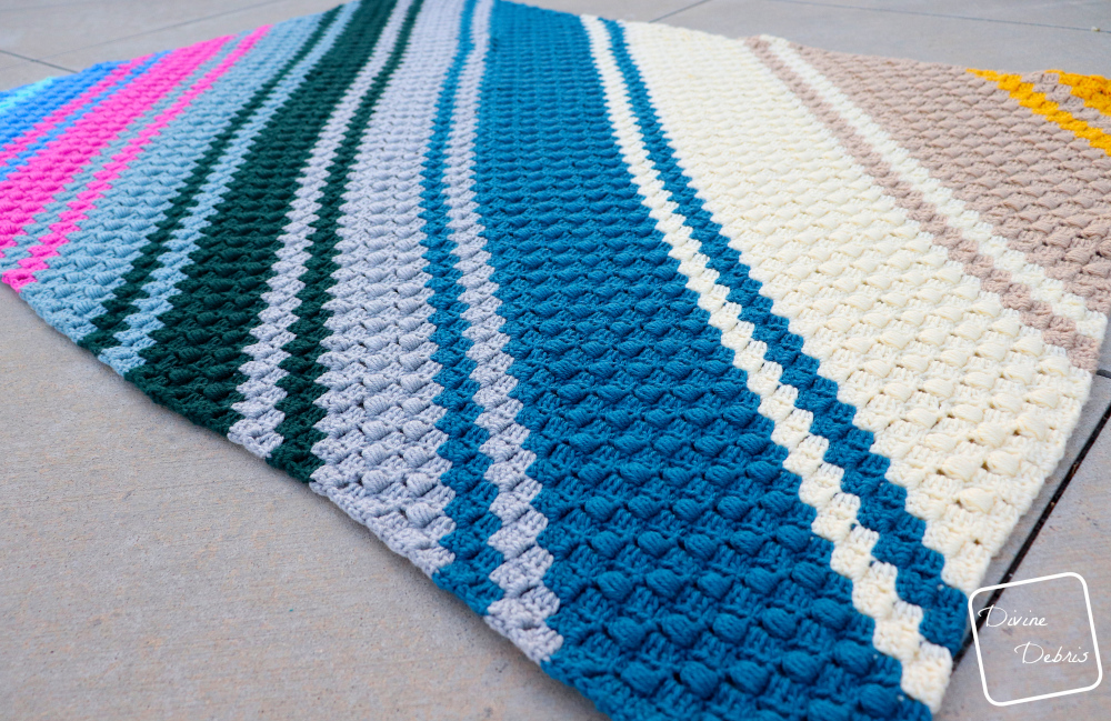 Free Fitzgerald Blanket crochet pattern by Divine Debris