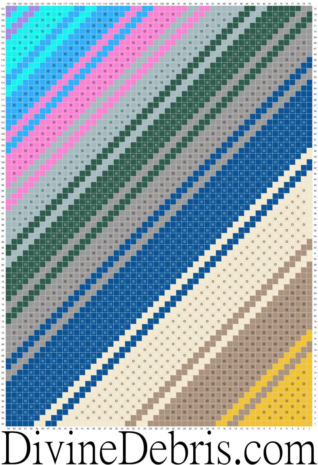 Free Fitzgerald Blanket crochet pattern by Divine Debris